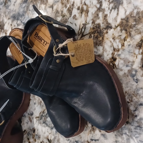 Born | Shoes | Born Hudson Slingback Leather Upper Clogs Womens Sz 1 ...